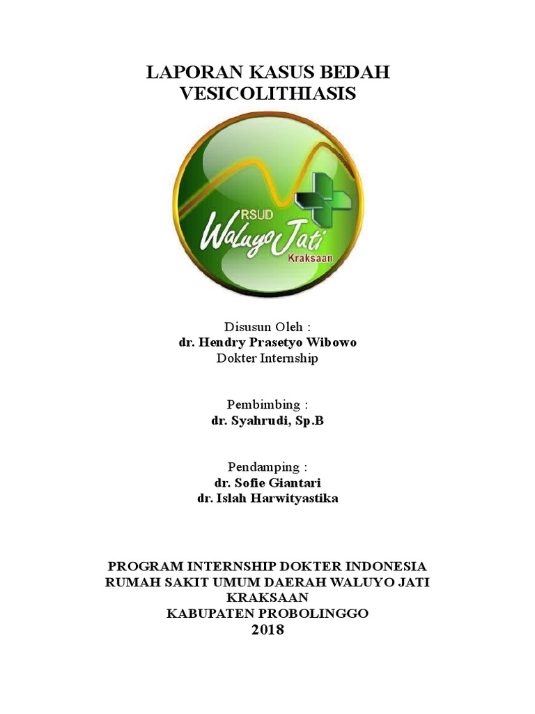 Cover Laporan Kasus Bedah | PDF