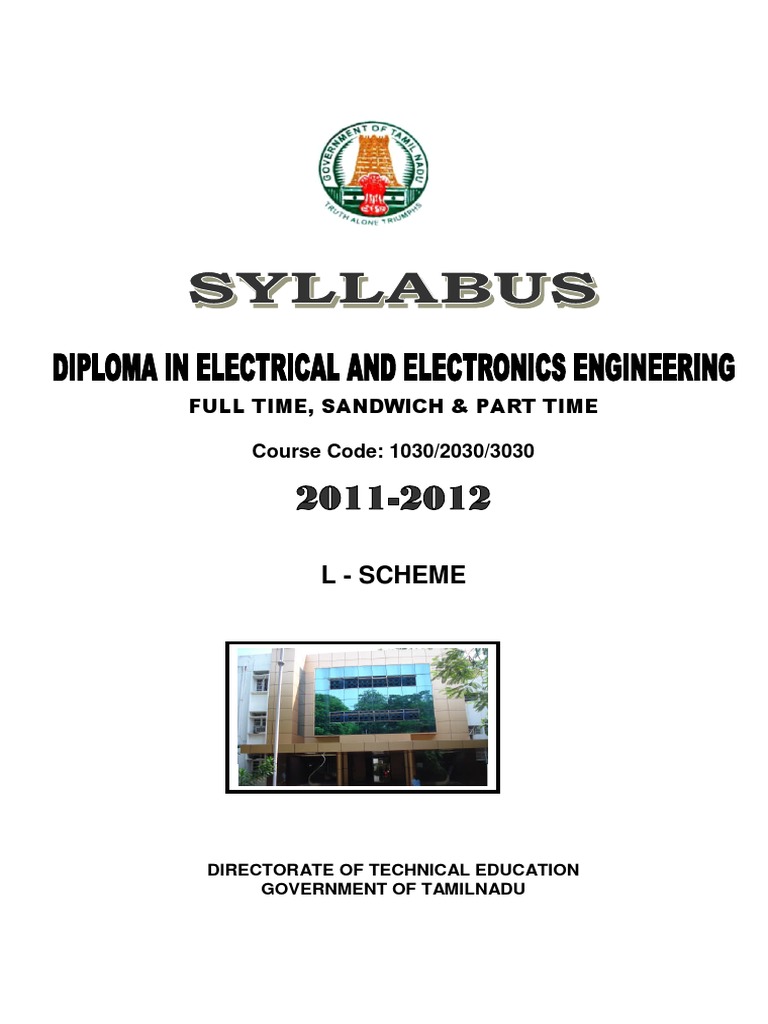 EEE-L-scheme Regular and Part Time PDF | PDF | Electronic Engineering ...