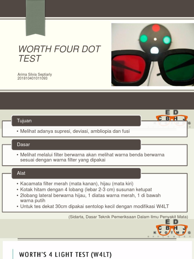 Worth Four Dot Test-Arima | PDF