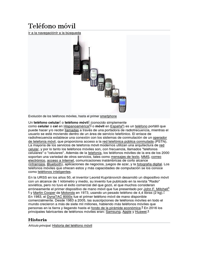 Teléfono Móvil | PDF | Teléfonos móviles | 3 G