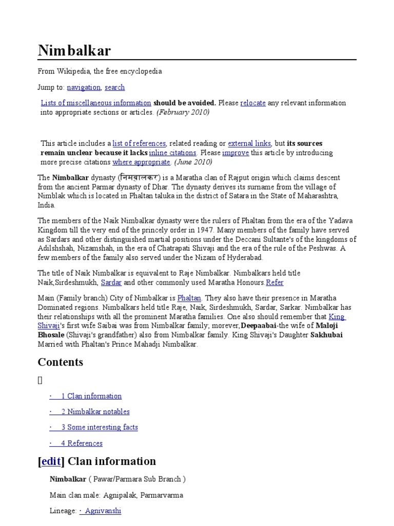 NIMBALKAR | PDF | Sikhism