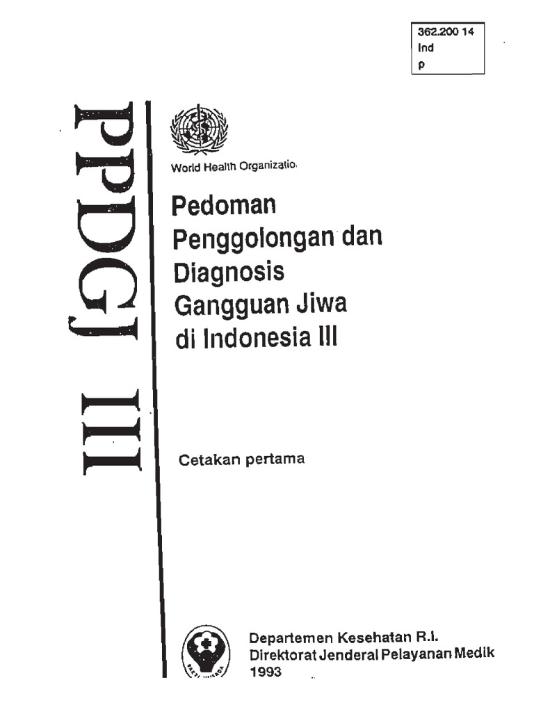PPDGJ III Lengkap | PDF