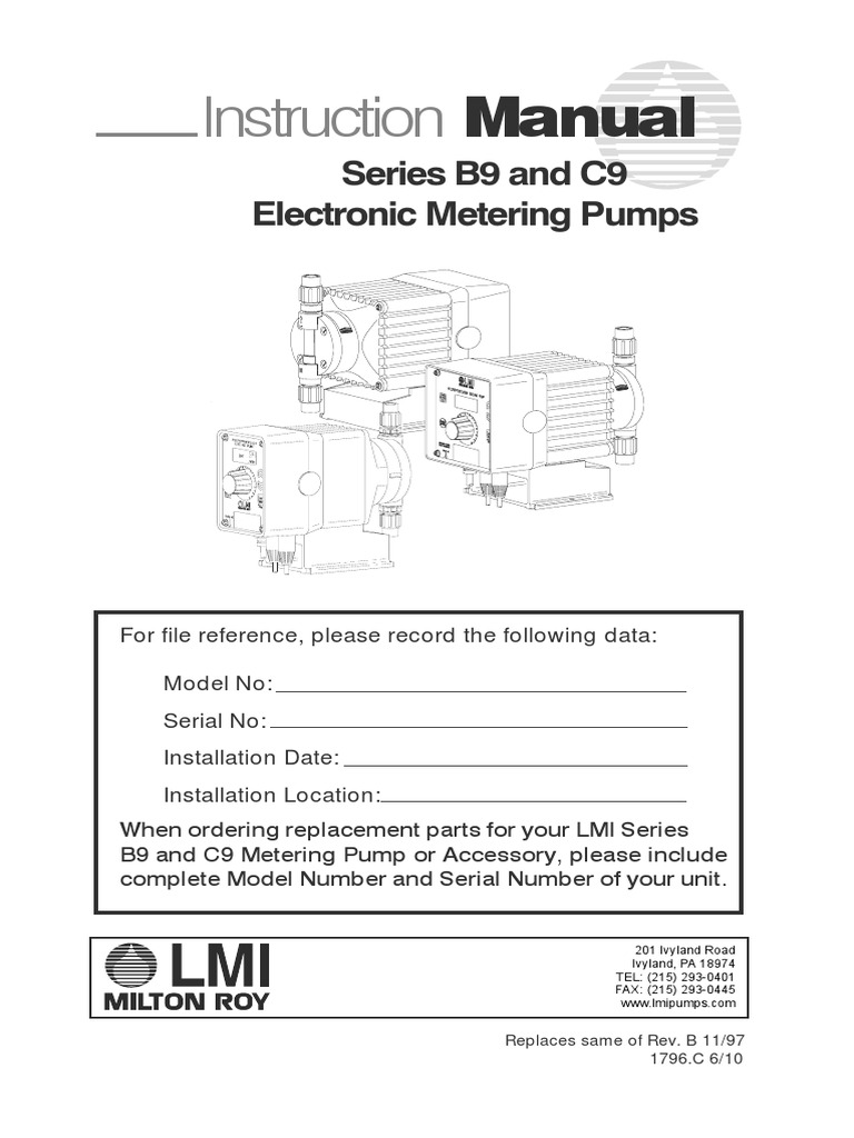 1796C SeriesB9 C9 Instructionmanual | PDF | Electrical Connector ...