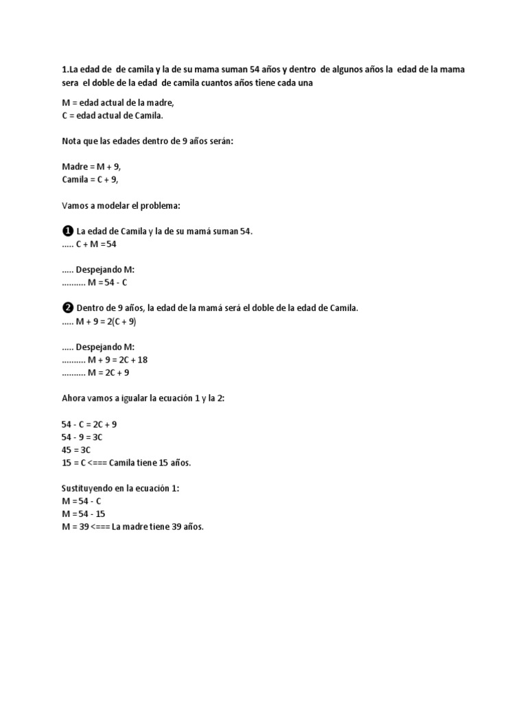 Problemas Matematicas | PDF