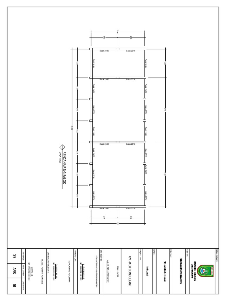 Structural Beam Plan | PDF