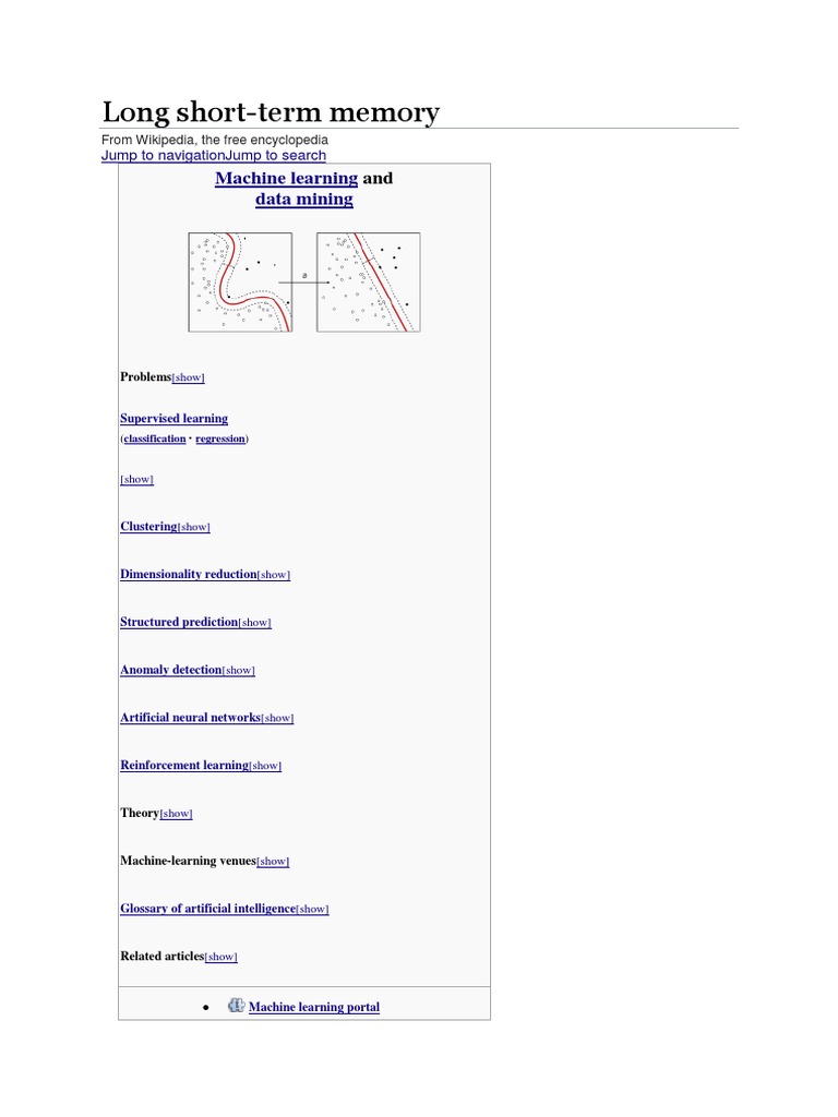 Long Short-Term Memory: Machine Learning Data Mining | PDF | Emerging ...
