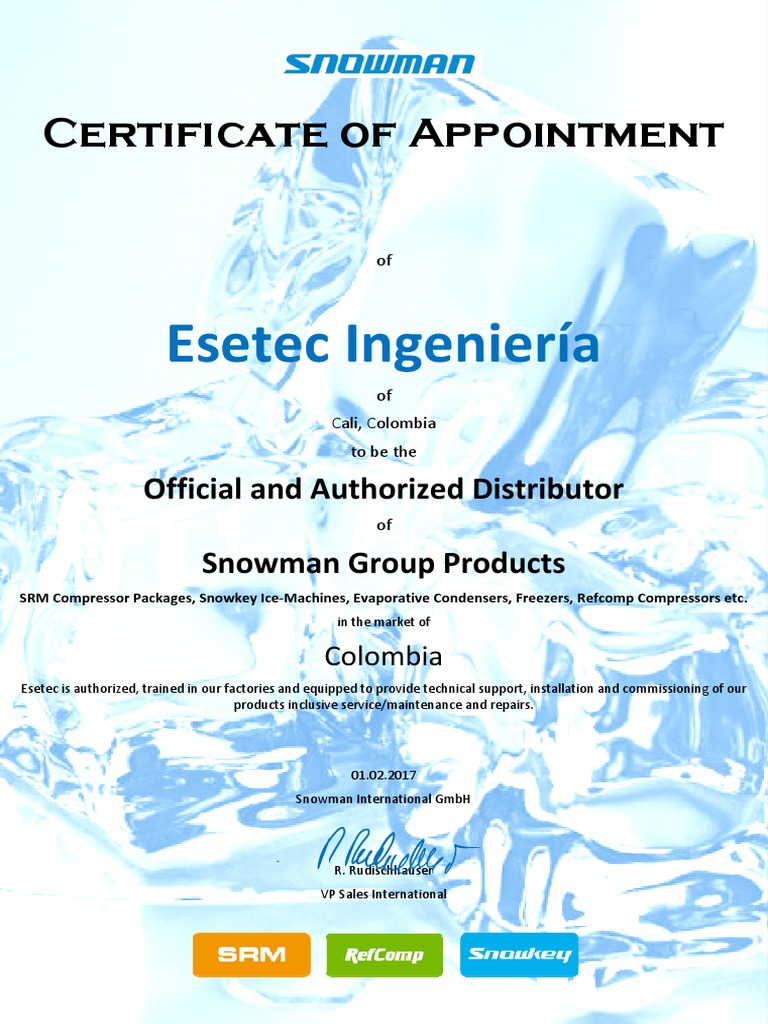 Certificate of Appointment | PDF