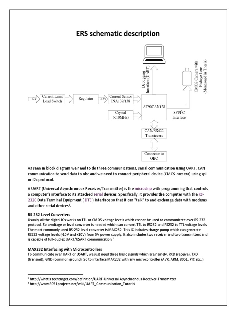 ERS Communication System Schematic Overview | PDF | Computer Network ...