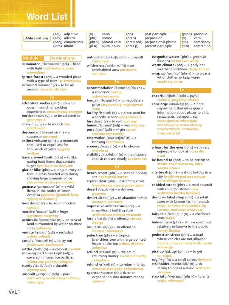 OnScreen Upper-Inter Word List | PDF | Verb | Nature