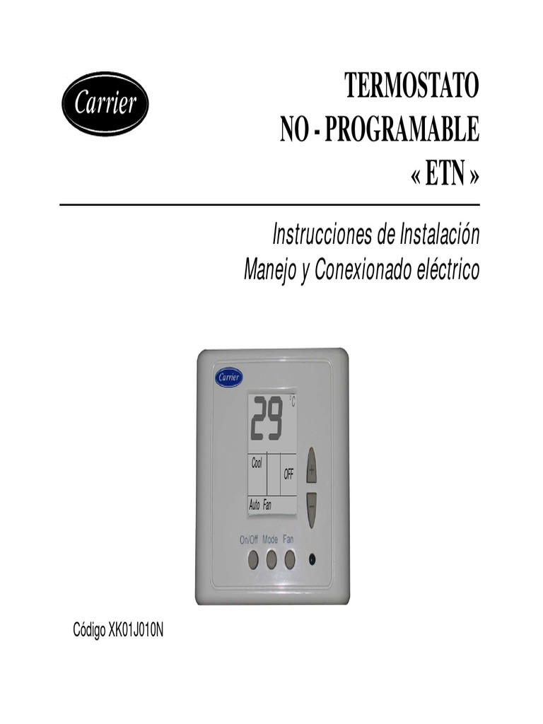 Termostato Etn | PDF | Caldera | Tornillo