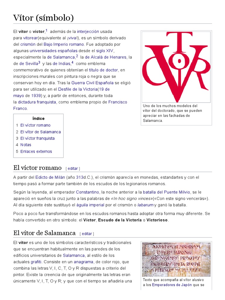 Vítor (Símbolo) | PDF