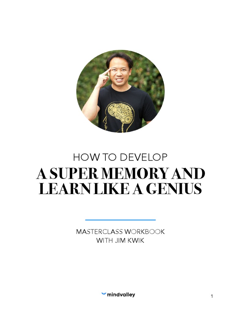 A Super Memory and Learn Like A Genius: How To Develop | PDF | Memory ...