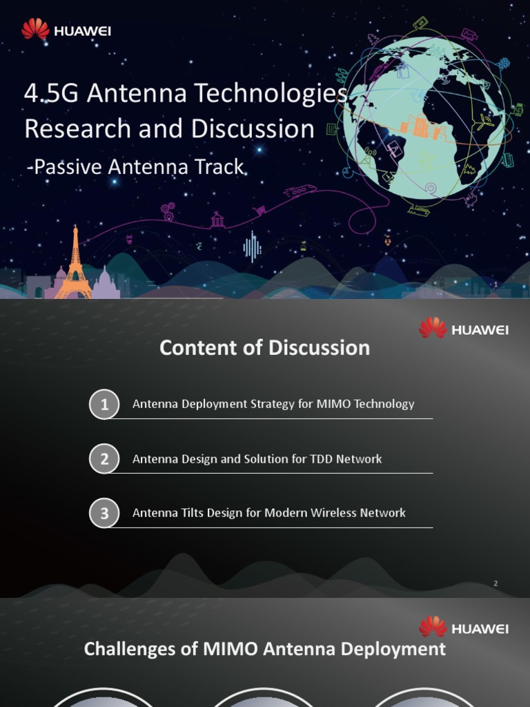 4.5G Antenna Technologies Research and Discussion | PDF | Mimo ...