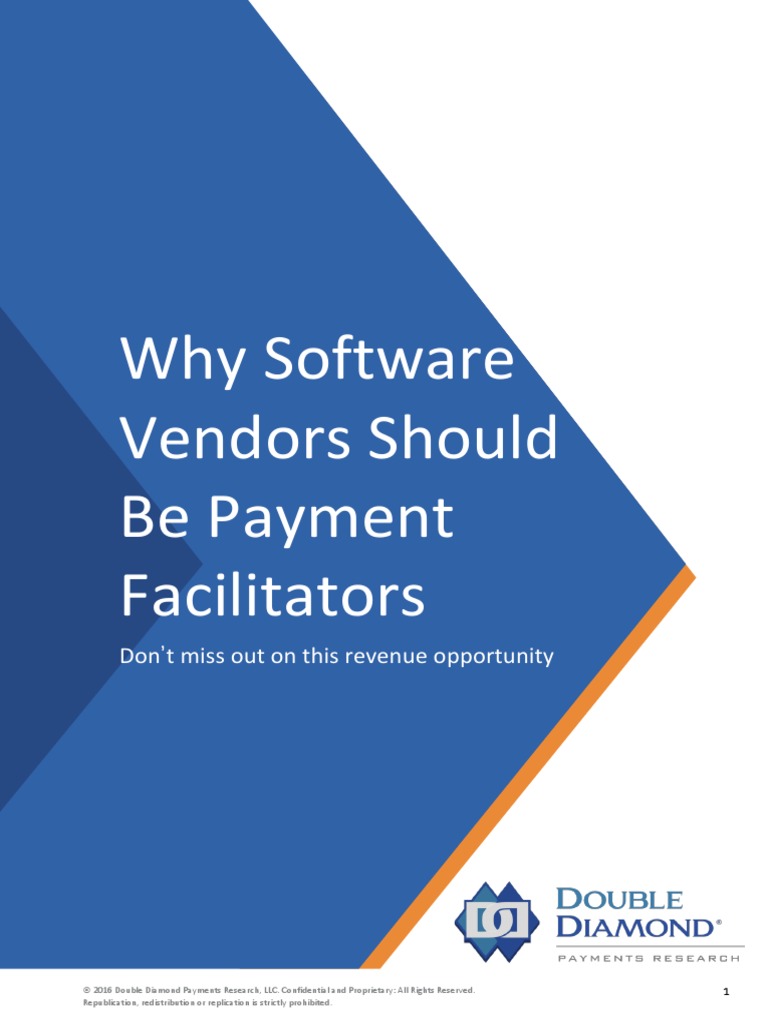 Why Software Vendors Should Be PFs | PDF | Pay Pal | Software As A Service