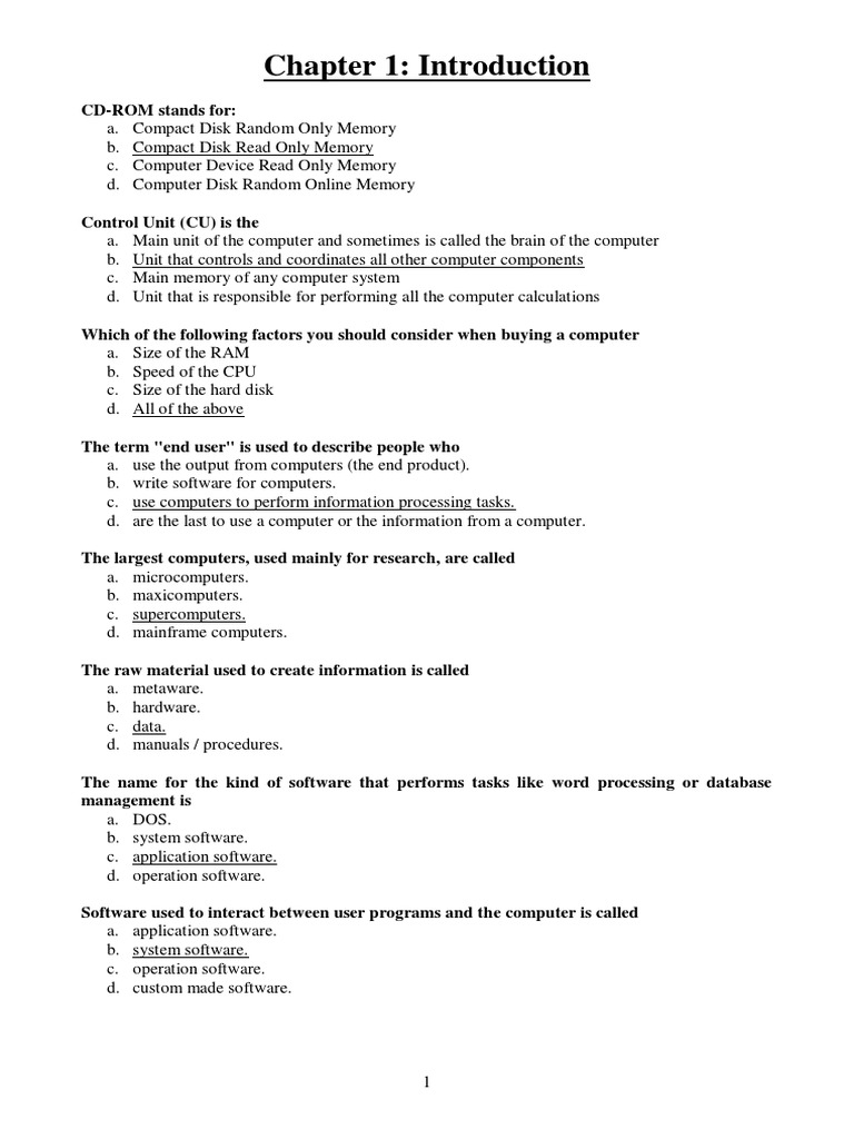 Computer Skills | Download Free PDF | Computer Data Storage | Microcomputers