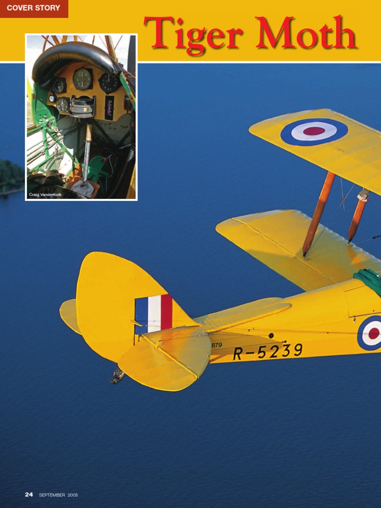 Tiger Moth - 2005 - 09 - 01 | PDF | Aileron | Flight Dynamics (Fixed ...