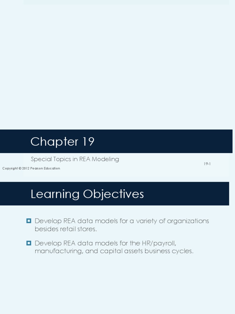 Special Topics in REA Modeling | Download Free PDF | Human Resource ...