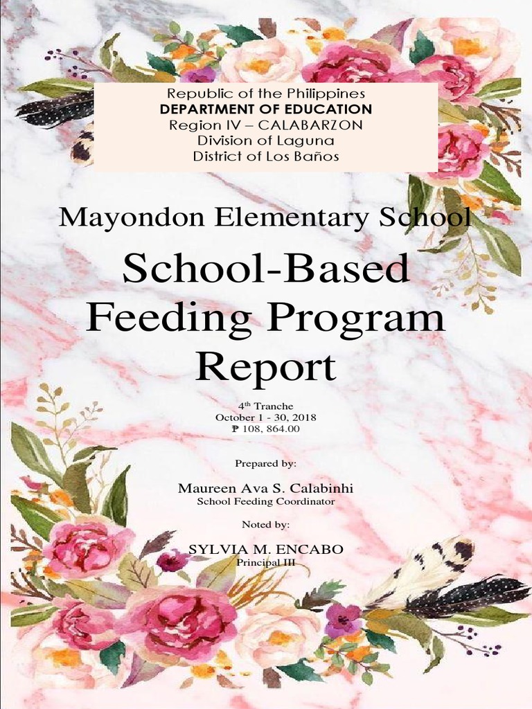 Mayondon Elementary School: School-Based Feeding Program | PDF