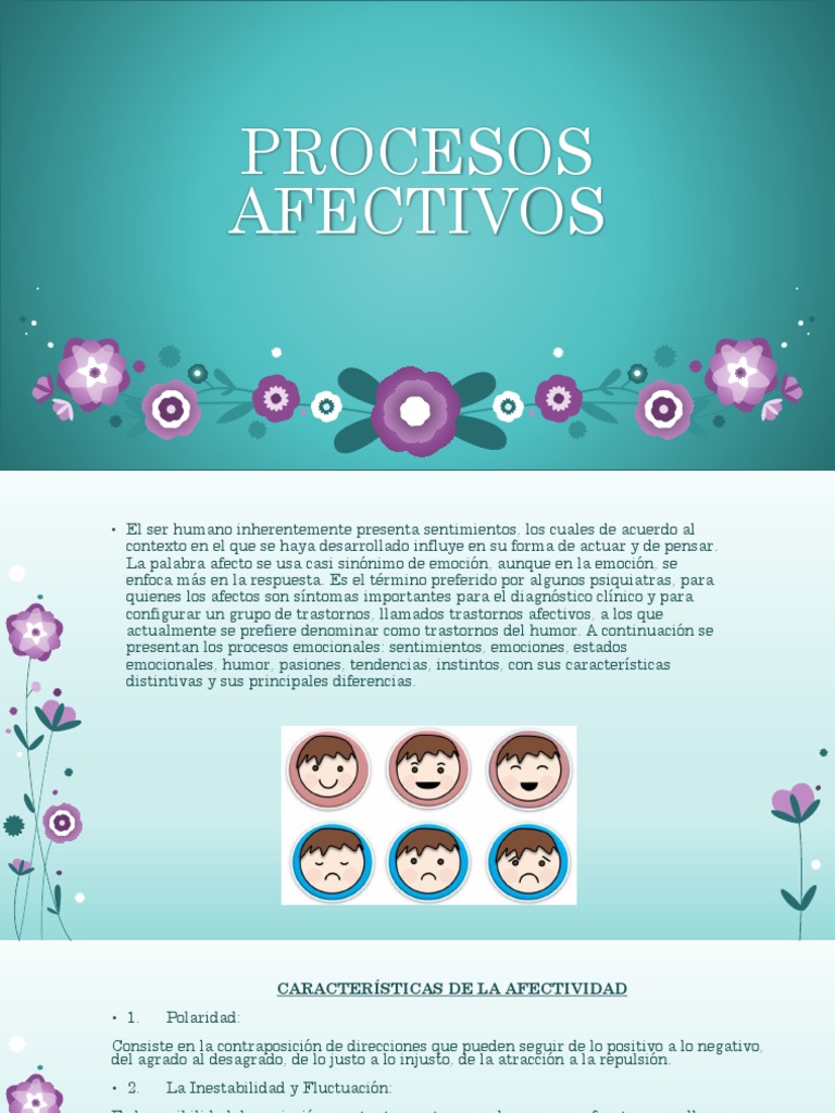 Procesos Afectivos