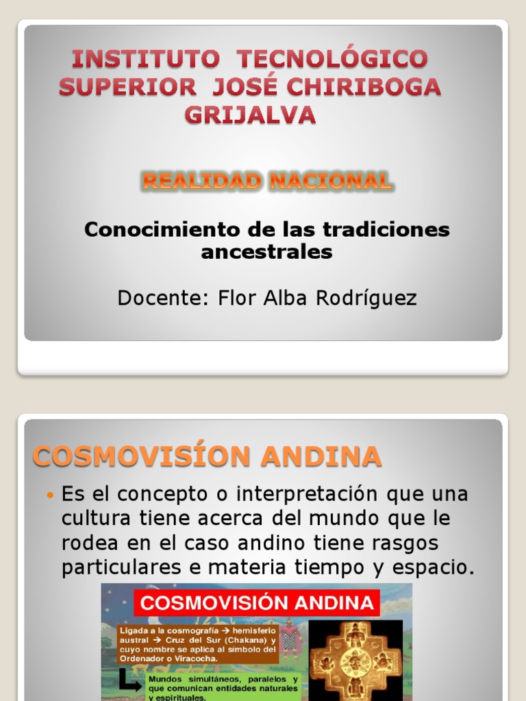 La cosmovisión andina: Una perspectiva de la tradición ancestral inca ...