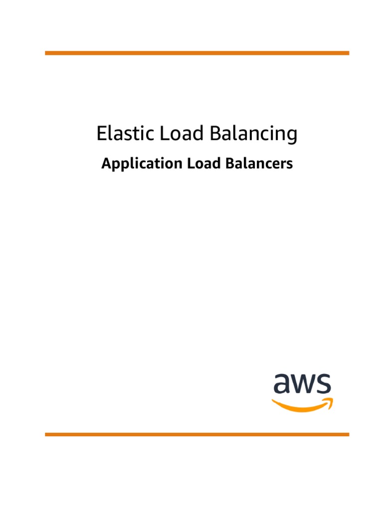 Aws-Elastic Load Balancing PDF | Download Free PDF | Load Balancing ...