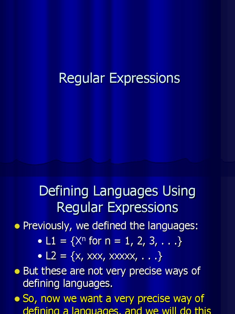 Regular Expressions | Download Free PDF | Regular Expression ...