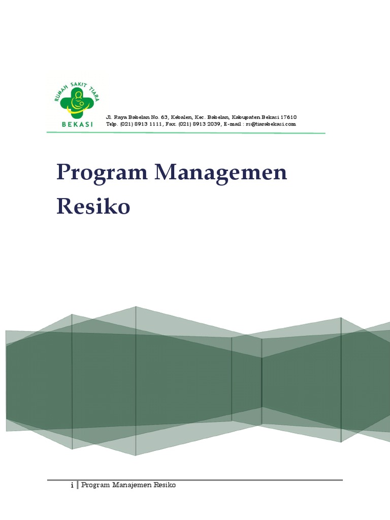 Program Managemen Resiko PDF | PDF | Bisnis