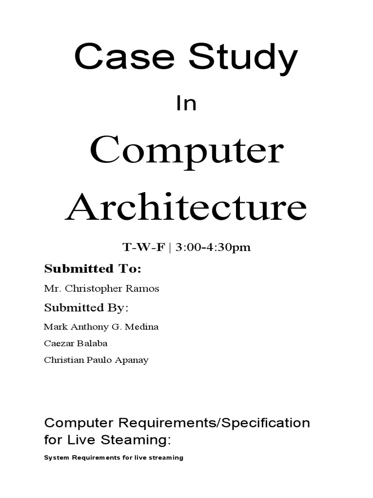 Case Study | PDF | Computer Network | Advanced Micro Devices