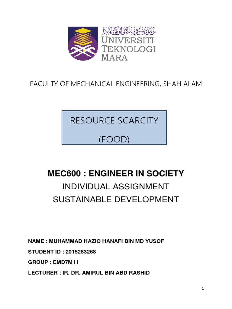 Effects and Solutions of Food Scarcity | PDF | Agriculture | Food Security