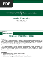 SOP For Vendor Management PDF | PDF | Procurement | Evaluation