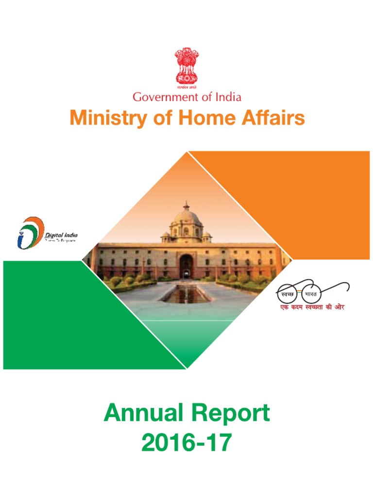 Ministry of Home Affair 2016 | PDF | Social Institutions | Social Science
