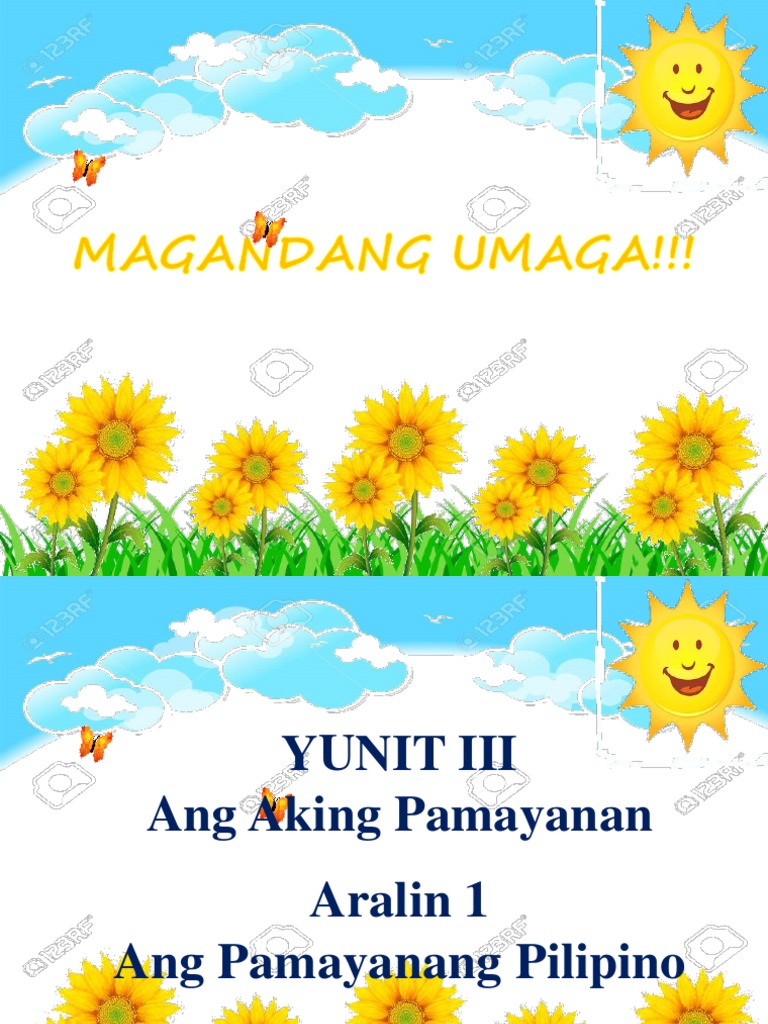 Aralin 1 - Ang Pamayanang Pilipino | PDF