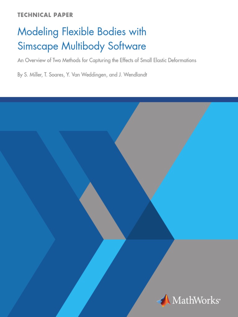 Modeling Flexible Bodies Simscape Multibody 171122 | PDF | Bending ...