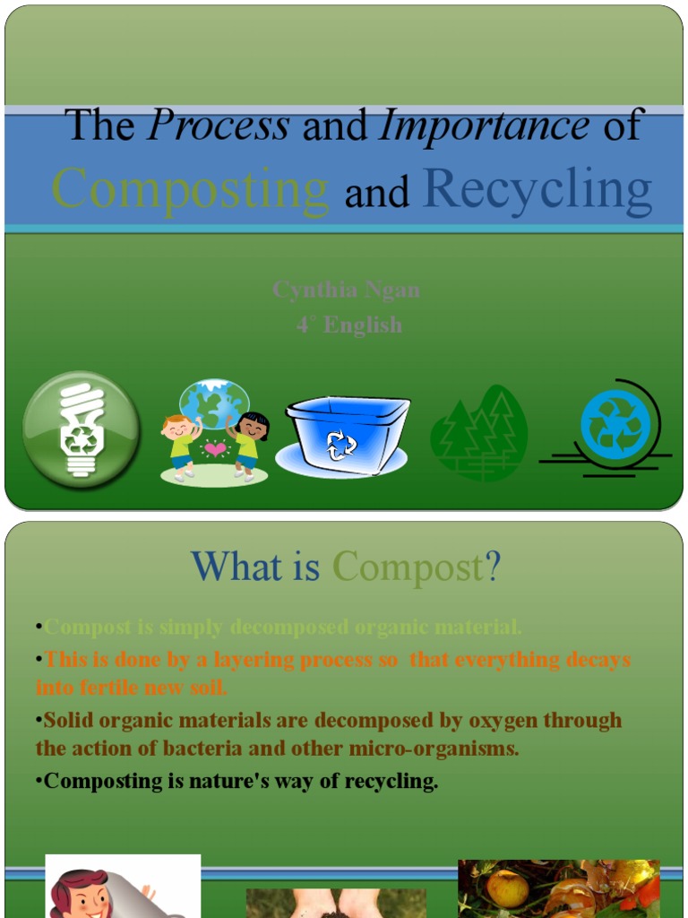 The Process and Importance of And: Composting | PDF | Recycling | Waste
