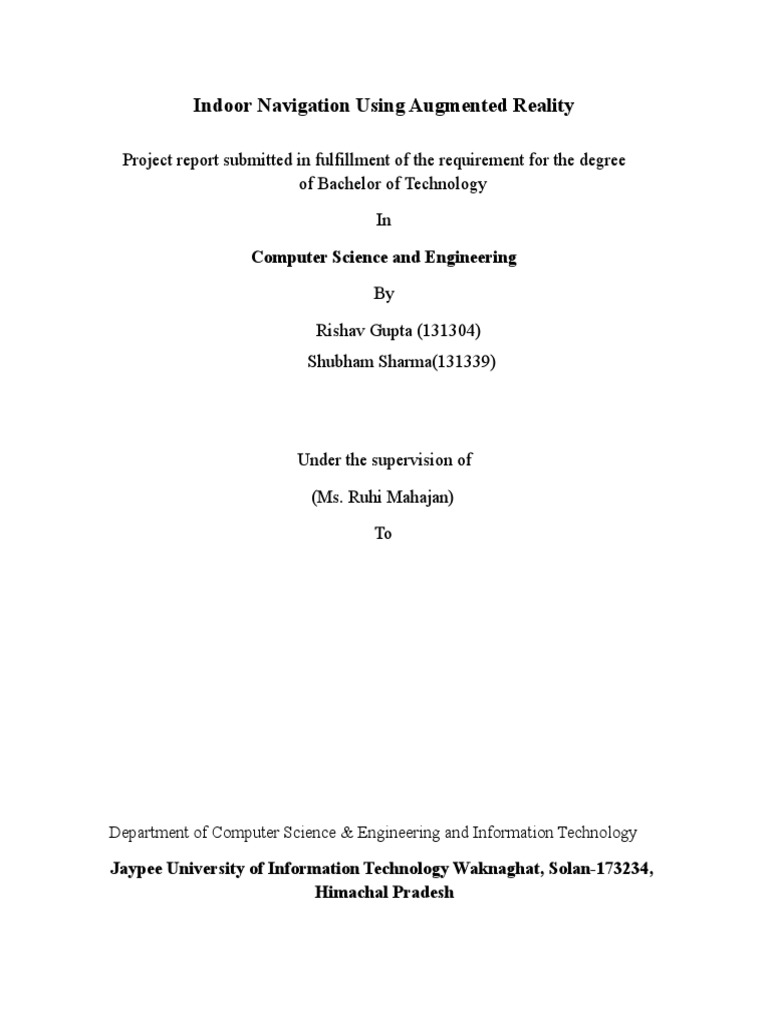 Indoor Navigation Using Augmented Reality | Download Free PDF ...