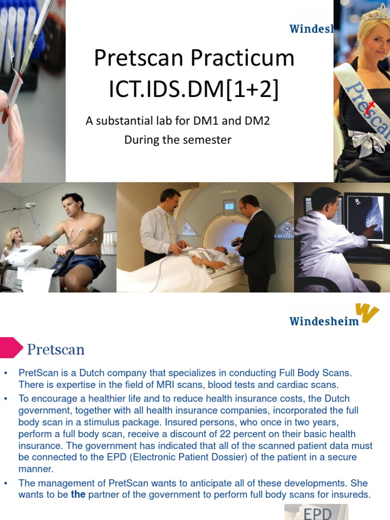 Pretscan Practicum ICT - IDS.DM (1+2) : A Substantial Lab For DM1 and ...