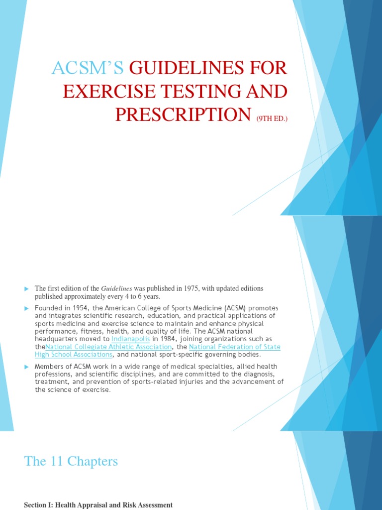 Acsm | PDF | Physical Fitness | Medical Imaging