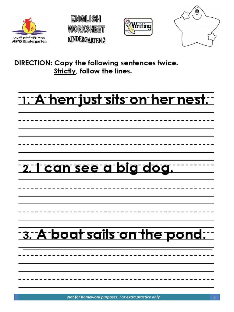Kg2 Writing - Week 8 | PDF