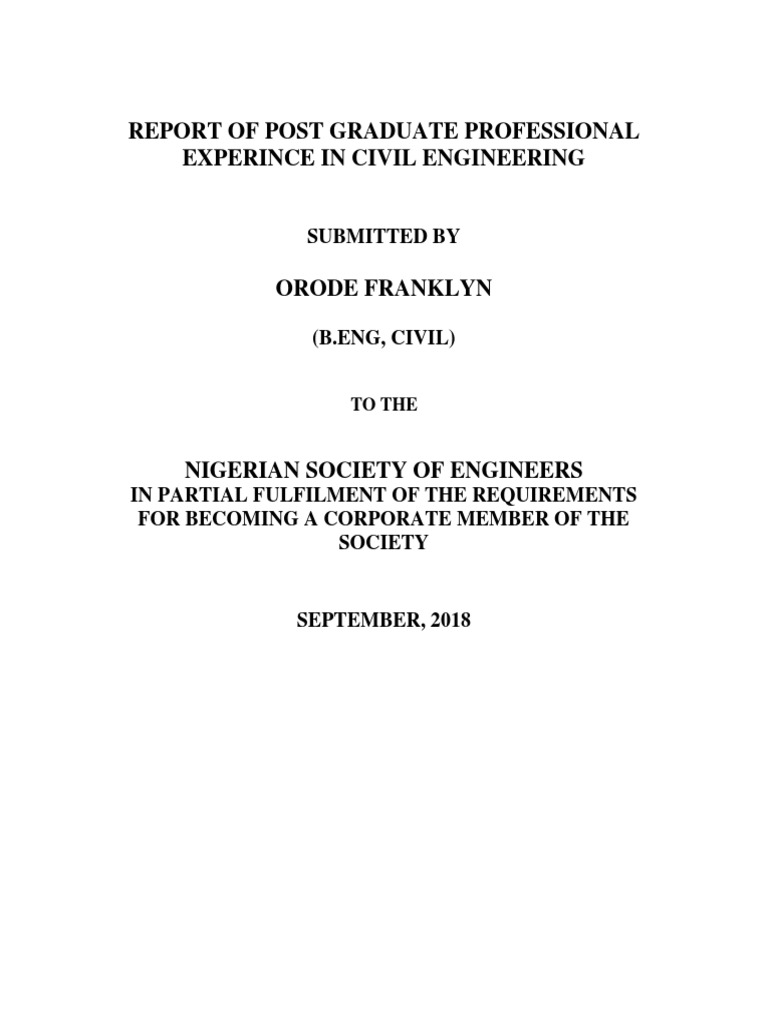 Report of Practical Experience | PDF | Asphalt | Concrete