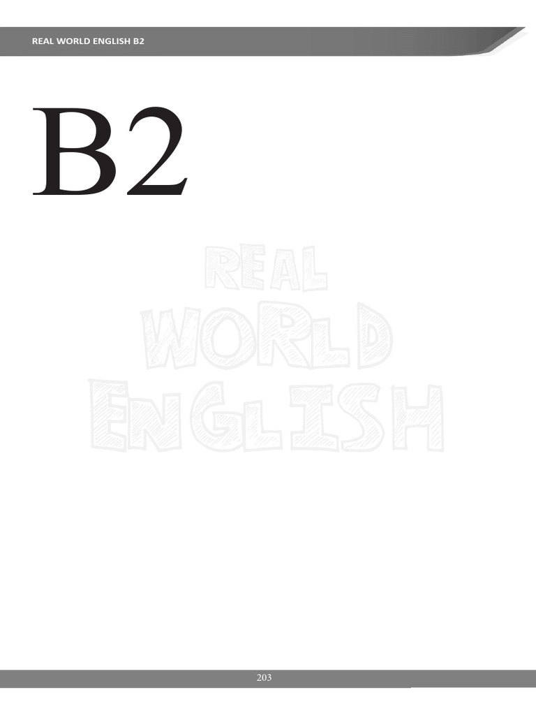 Real World English B2 Teachers Guide | PDF | Body Language | Idiom
