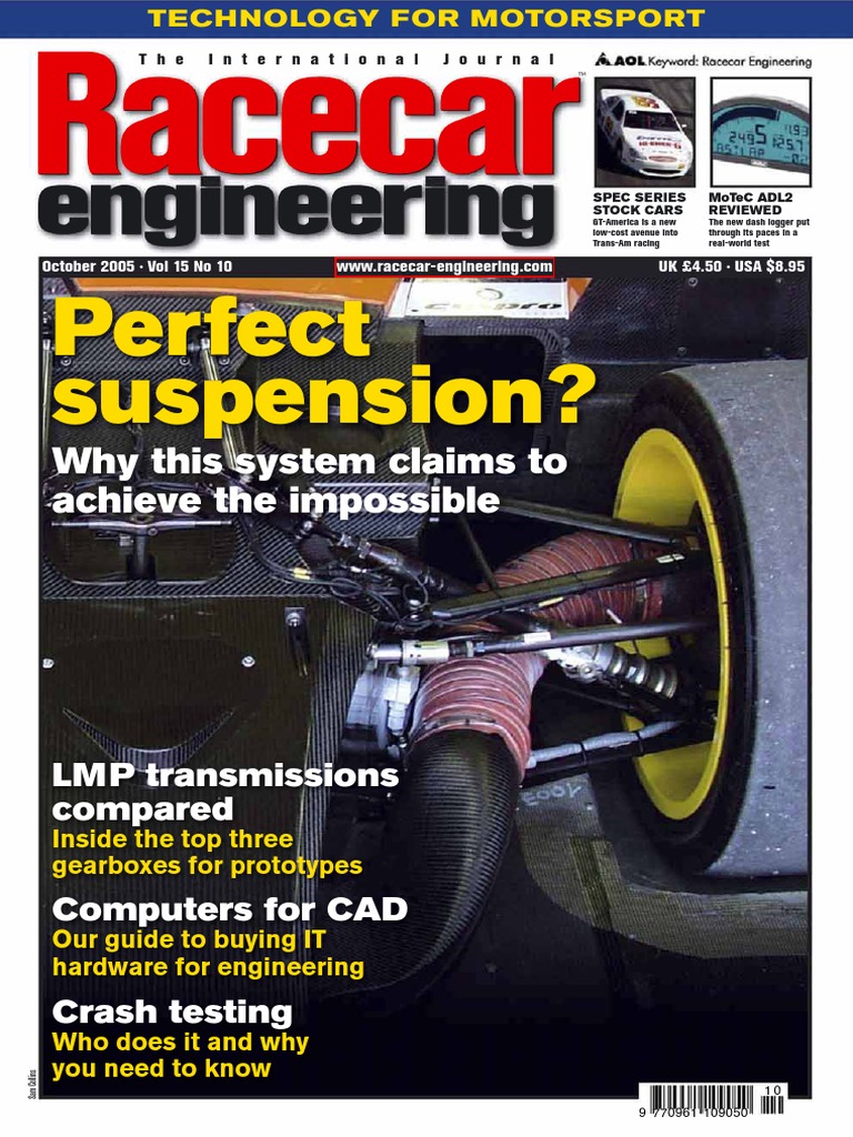 Racecar Engineering 2005 10 PDF | PDF | Auto Racing | V8 Engine
