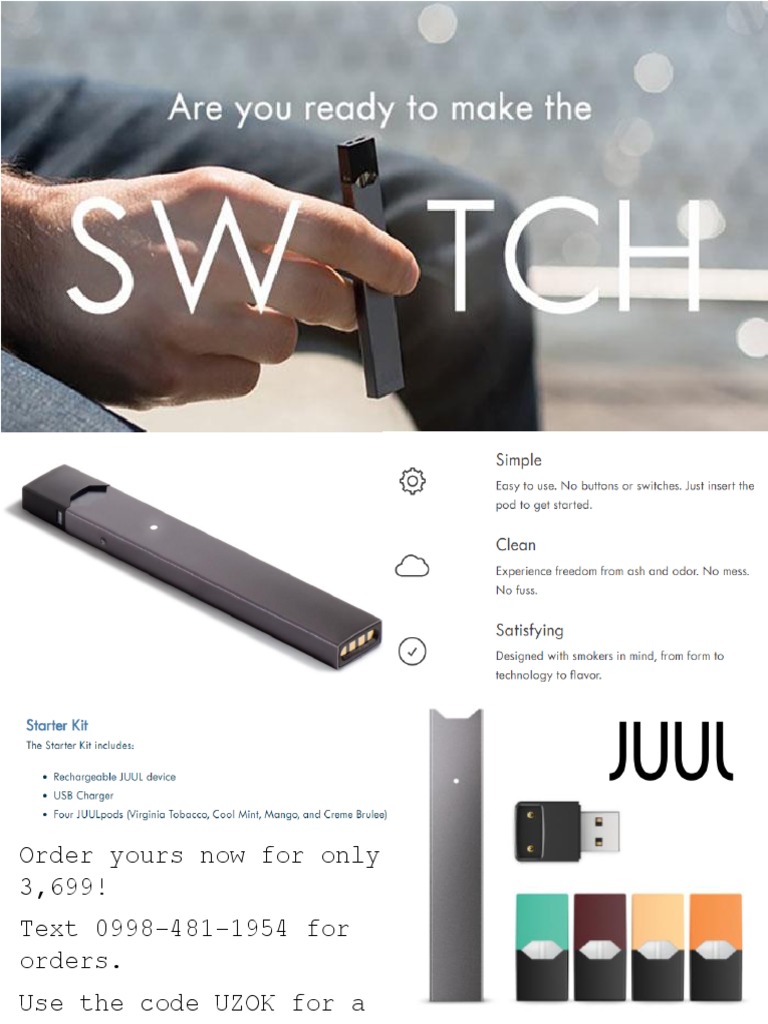 Juul Pre Selling Poster | PDF