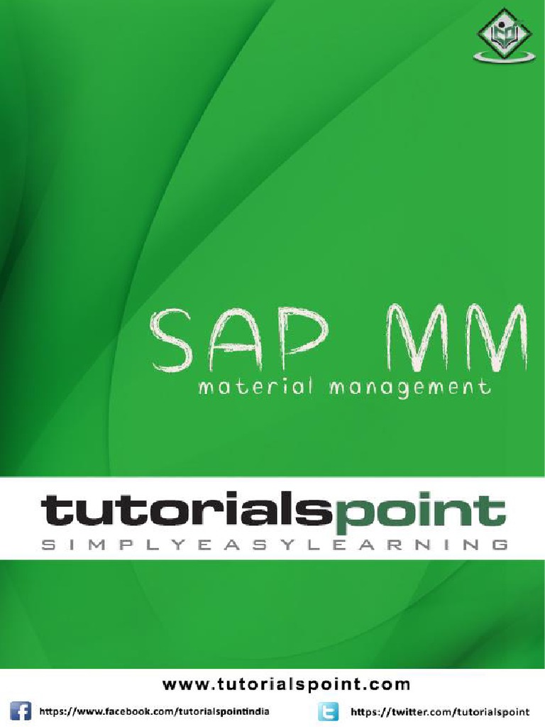 Sap MM Tutorial | PDF | Supply Chain Management | Business