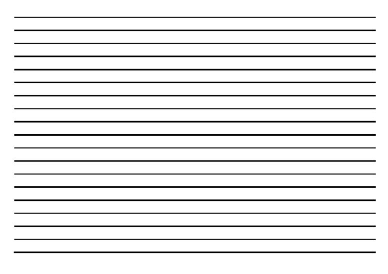 Falsilla Horizontal | PDF