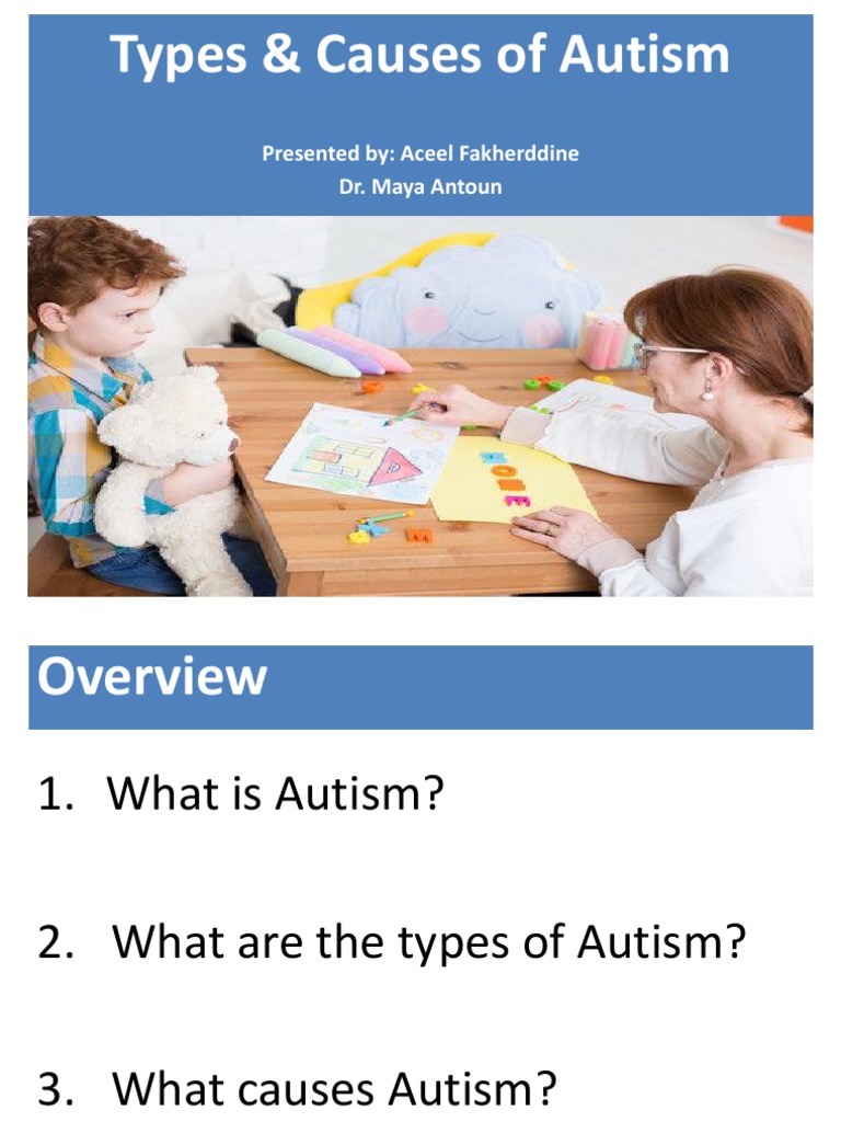 Types and Causes of Autism | PDF | Pervasive Developmental Disorders ...