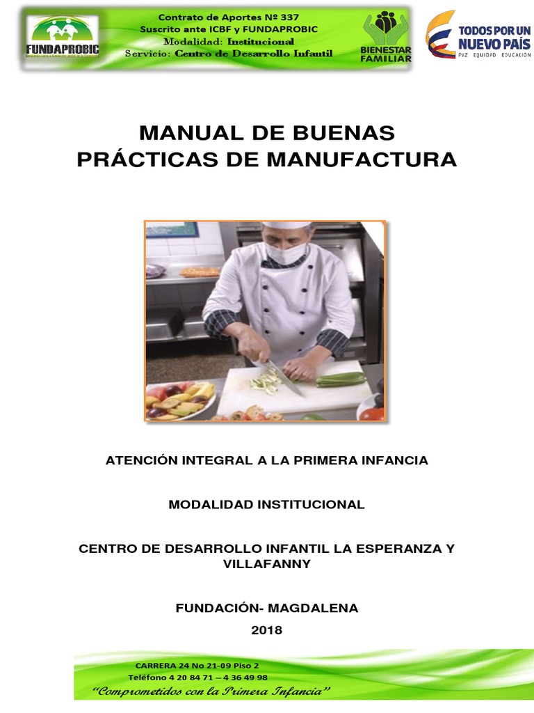Manual de BPM | PDF | Alimentos | Calidad (comercial)