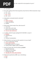 ServSafe Exam Answer Key & Explanations | PDF | Food Industry