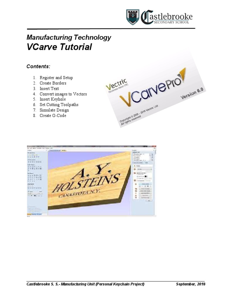 03 Vcarve Tutorial | PDF | Computing | Areas Of Computer Science