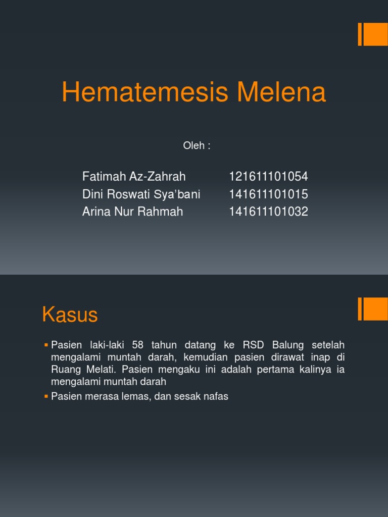 Manifestasi Oral Hematemesis | PDF