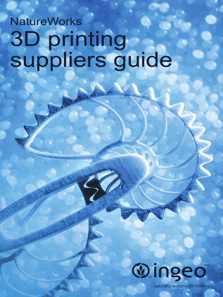3d Printing Suppliers Guide Pdf 3 D Printing Nature